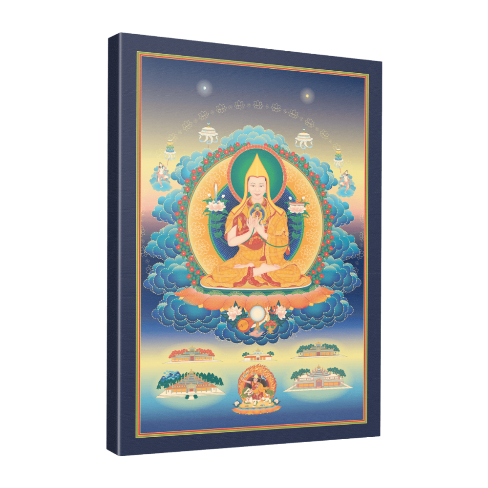 Guru Sumati Buddha Heruka 5 (with five kadampa Temples) | Kadampa Practice