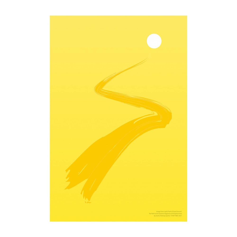 Meaningful Art - Joyful Path of Good Fortune - Poster