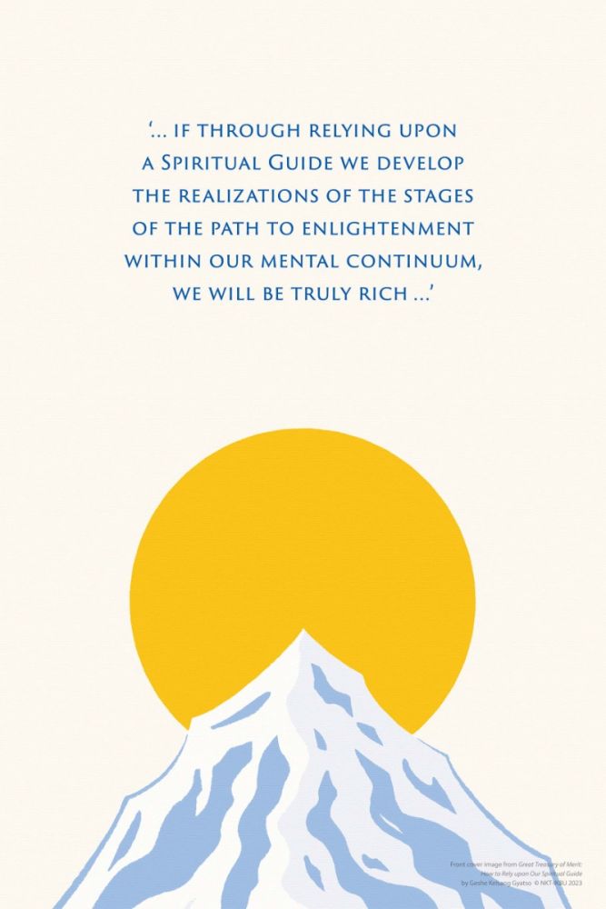 Meaningful Art - Great Treasury of Merit - Poster | Kadampa Buddhist Art