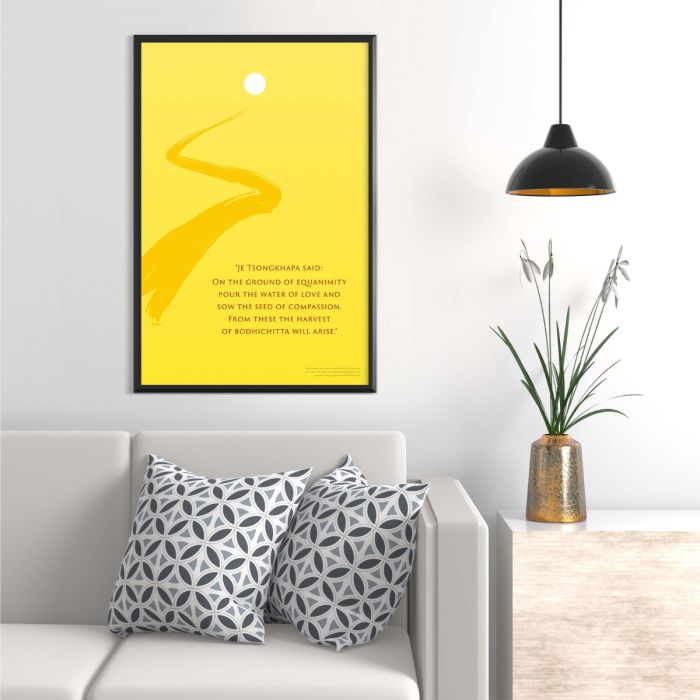 Meaningful Art - Joyful Path of Good Fortune - Poster