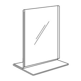 Poster Holder Letter Sized (free-standing)