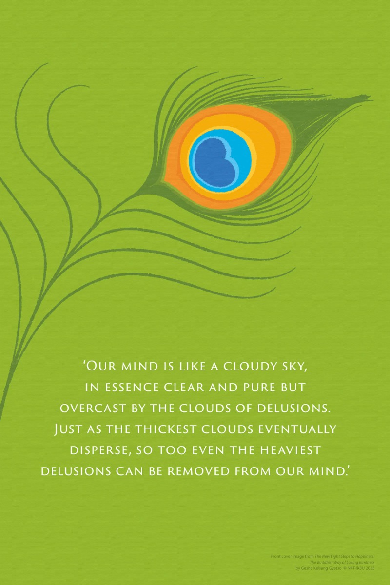 Meaningful Art - The New Eight Steps to Happiness - MEDIUM POSTER WITH ...